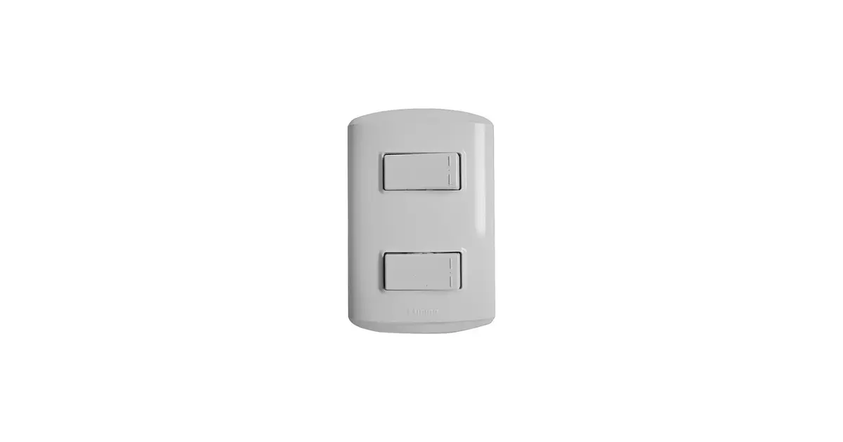 Interruptor Doble 9/15 Armado Bticino Modus Plus 1200bn B...