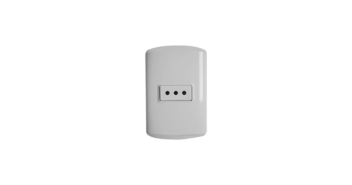Enchufe Toma Corriente Simple 10a Modus Plus Blanco Bticino