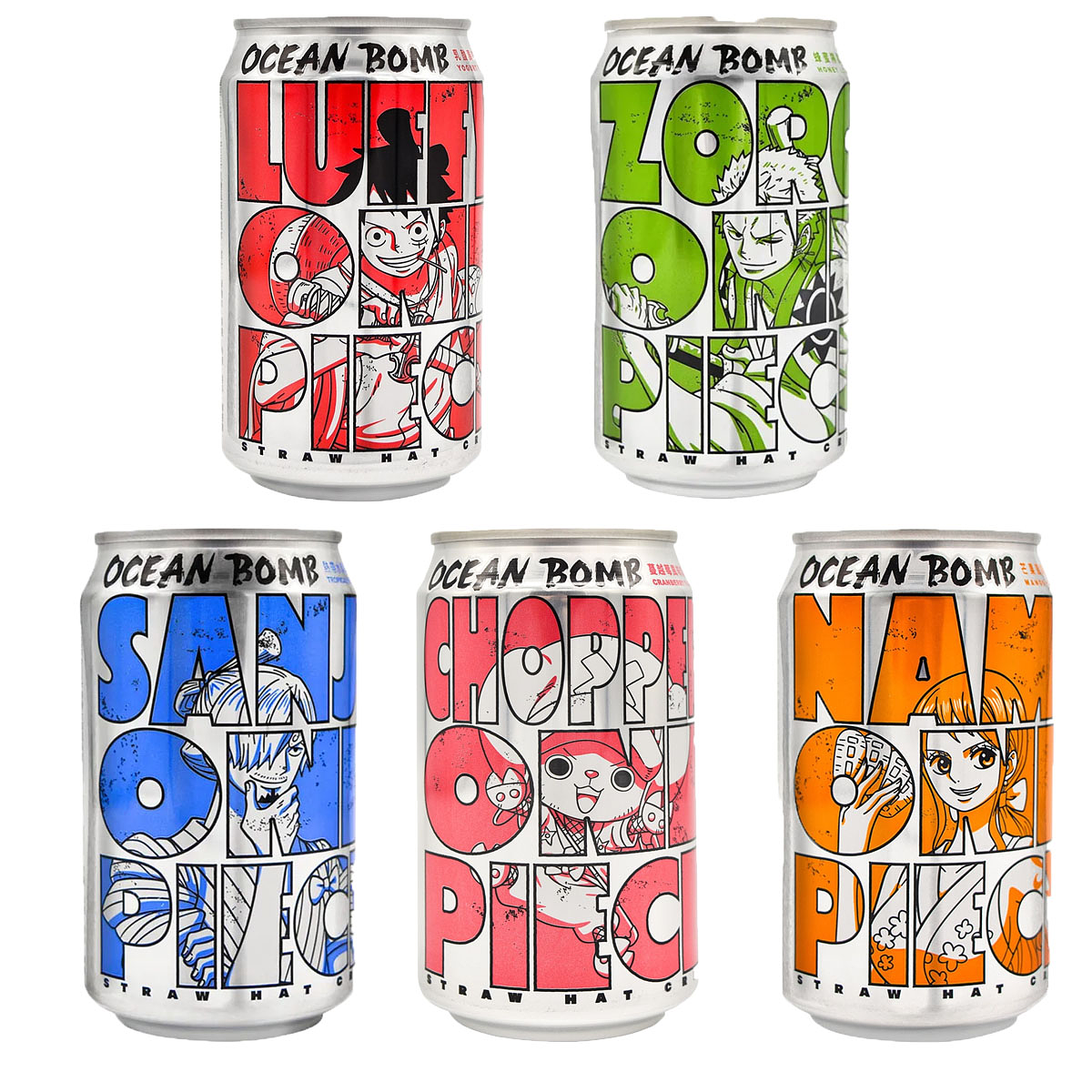 Bebida soda One Piece 330ml - Ocean Bomb