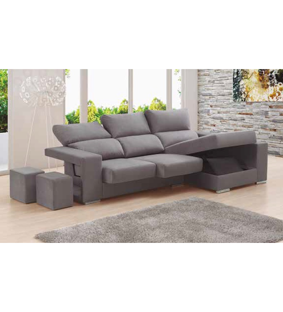 Sofá + Chaise Longue Luna