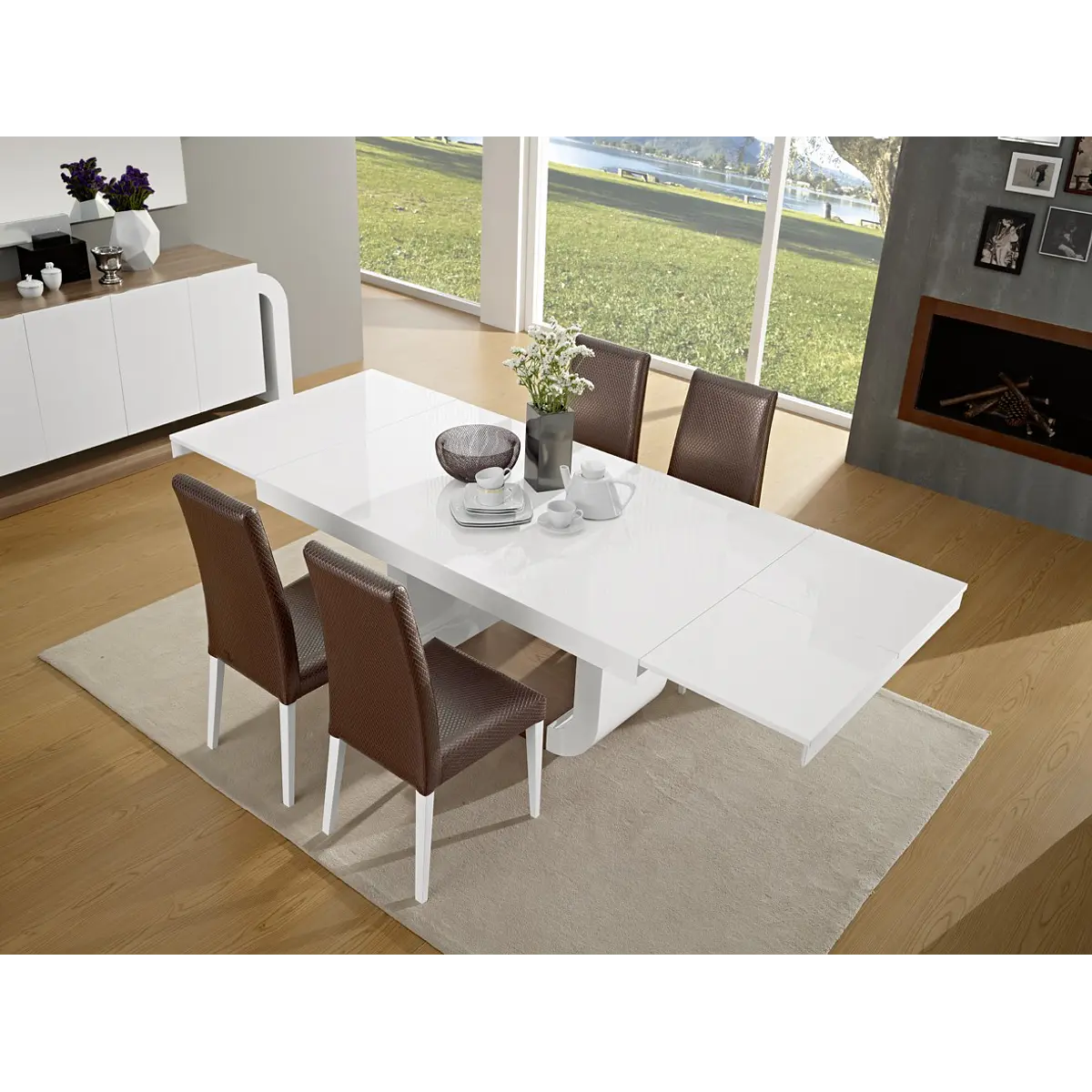 Mesa de Jantar Extensível Gabrielle