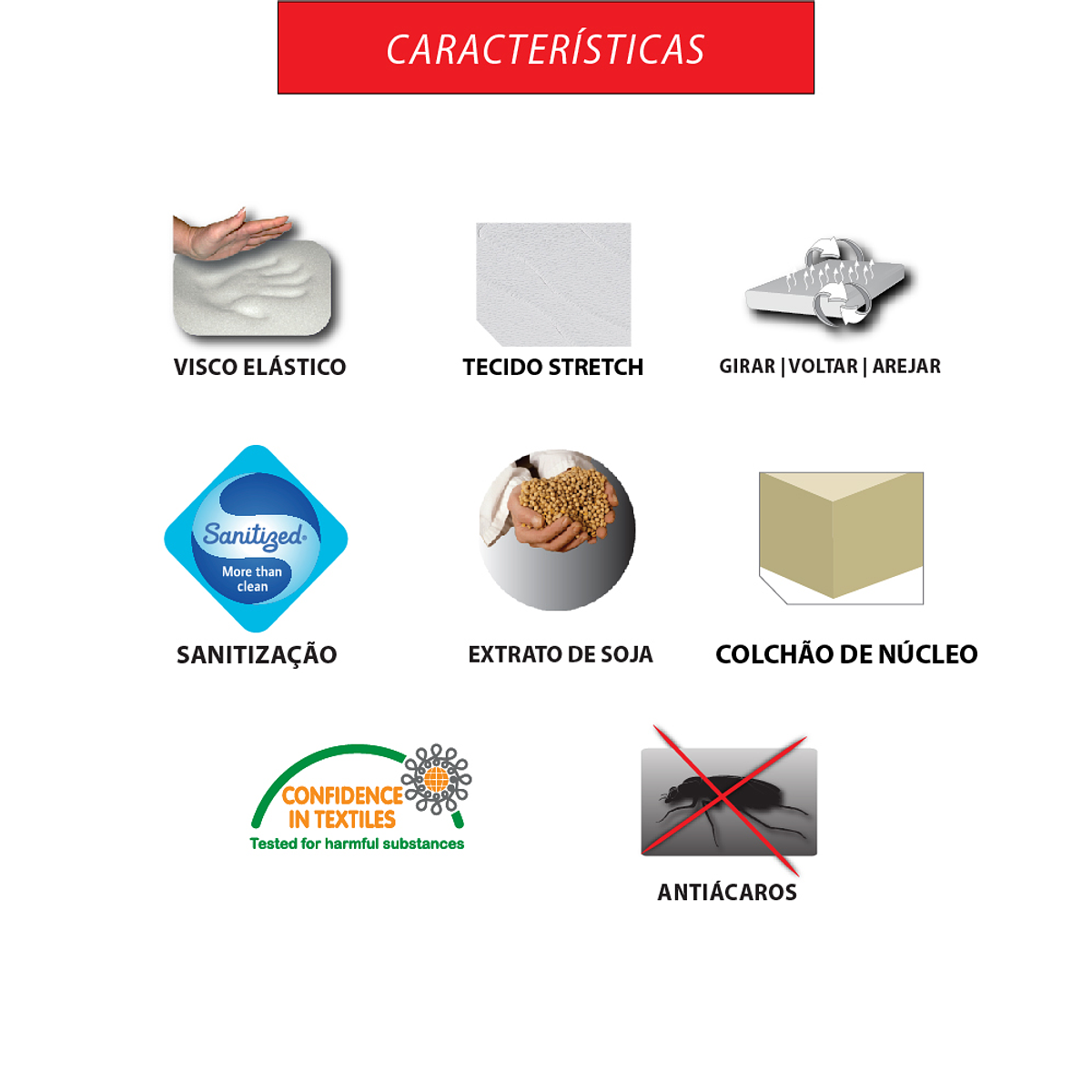 Colchão Ergoflex Memo Sanus