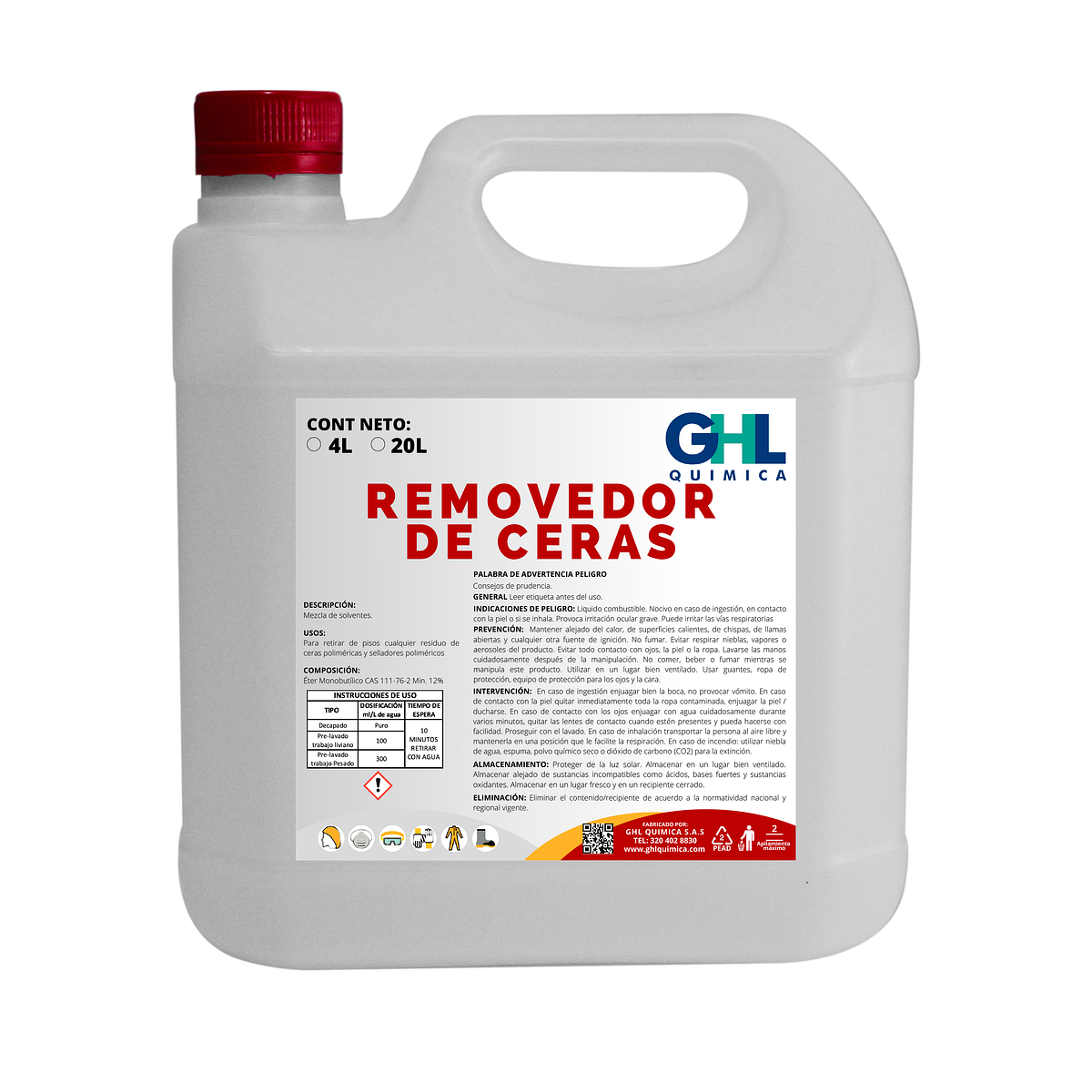 REMOVEDOR DE CERA PARA PISOS