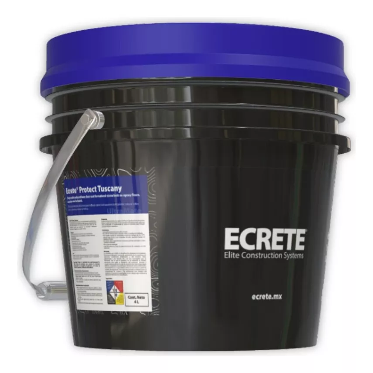 Sellador Mate Para Resina Epóxica Ecrete Tuscany 4L