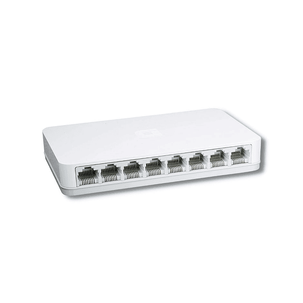 Switch 8P 10/100/1000Mbps NO Adm/Rack 6 MESES