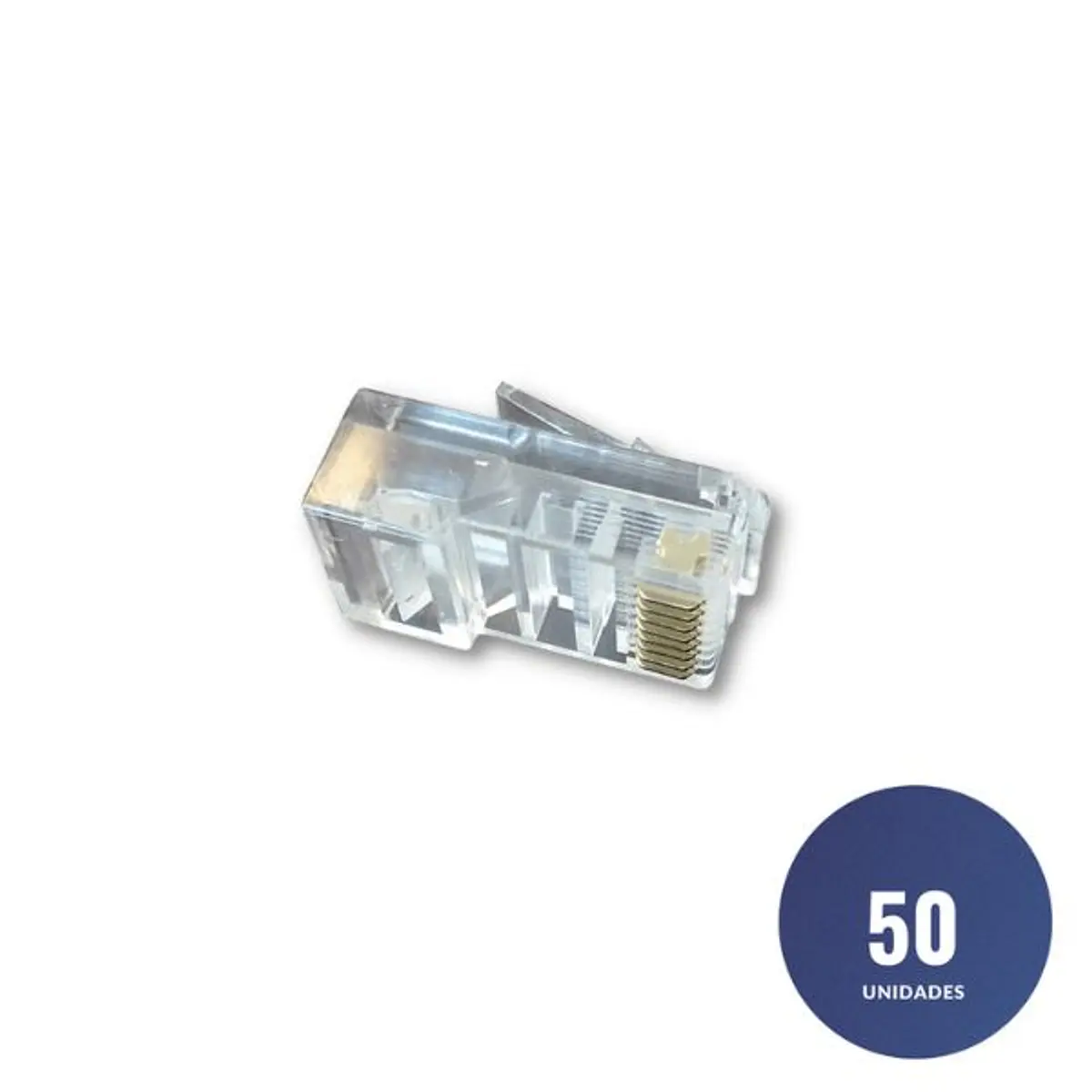Conector RJ 45 UTP Cat. 5E 2 contactos (50 u) - Ukbling