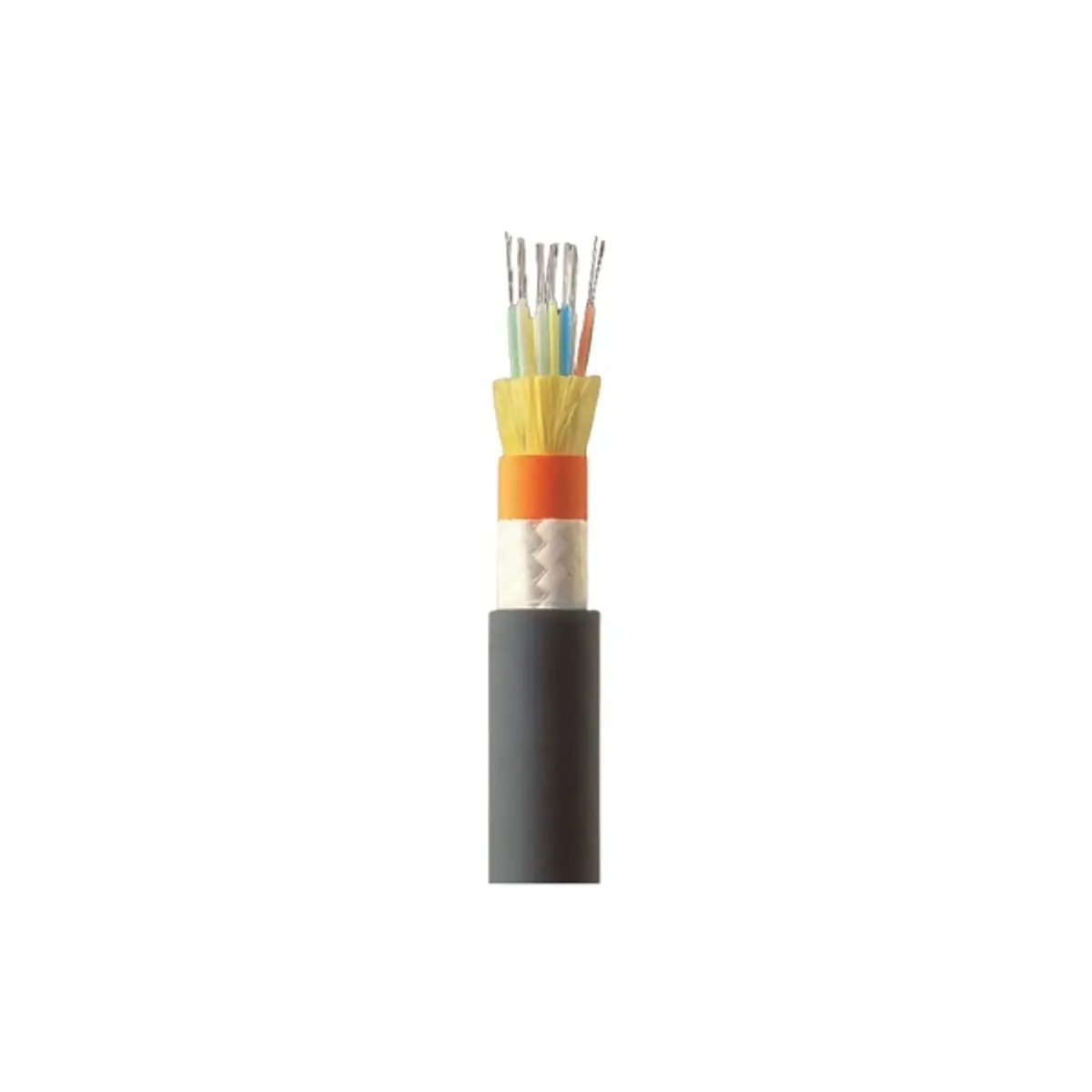 Cable Fibra Optica 06x62 CDAD TIA 598/OM1 Naranjo OPTRAL