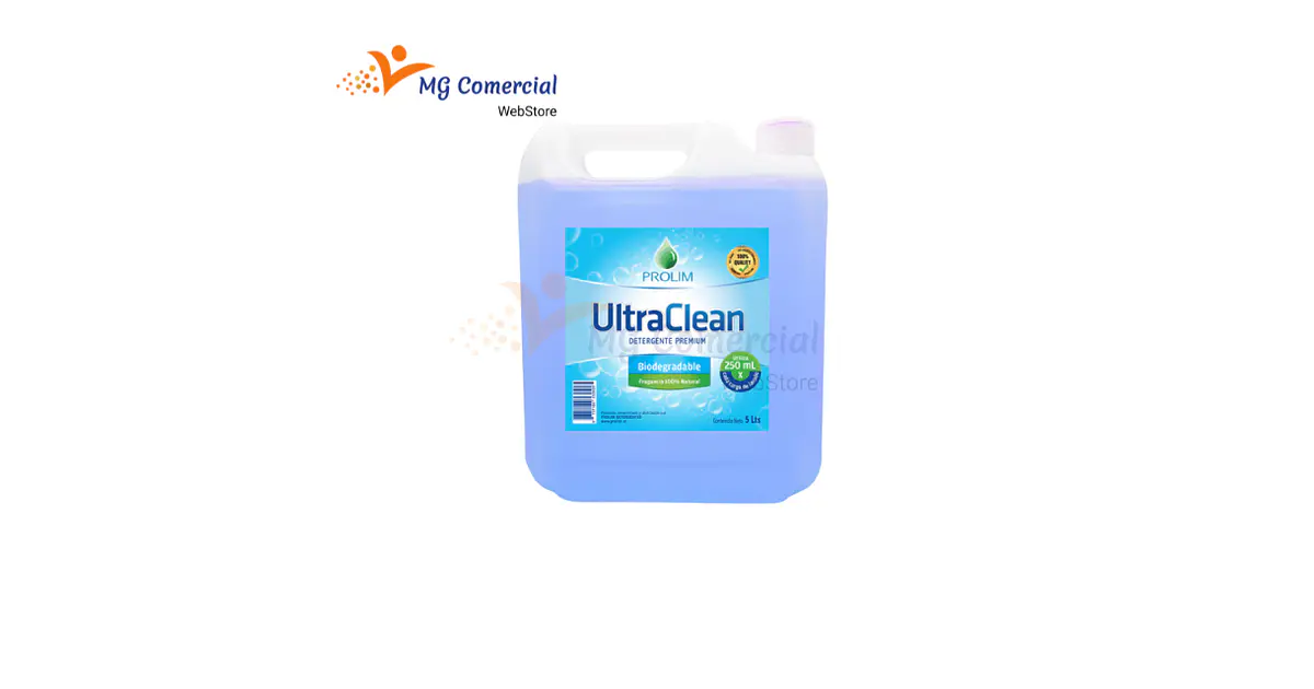 DETERGENTE LIQUIDO ULTRA CLEAN 5 LITROS