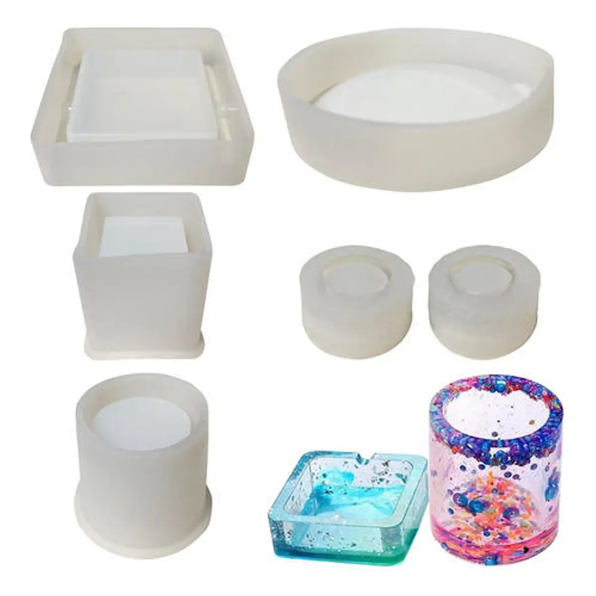 Moldes Para Resina De Silicona Artesanías