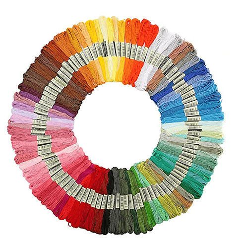 Set 100 Hilos Para Bordar De Colores Surtidos