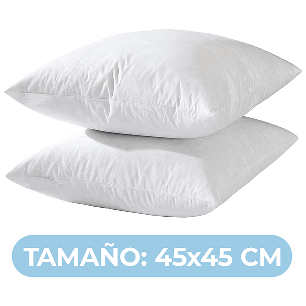 Cojin Blanco de Relleno 45x45 cm