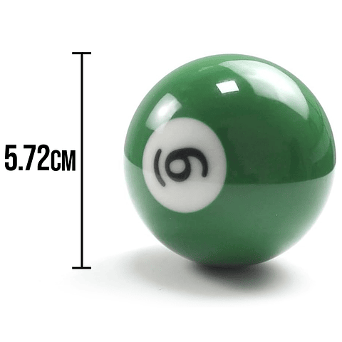 Set 16 Bolas De Pool Grandes 2 1/4 57mm Para Mesa De Billar