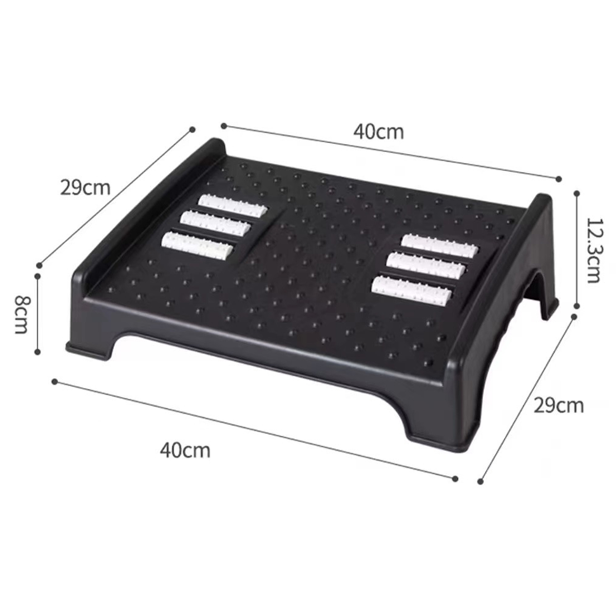 Apoya Descansa Reposa Pies Ergonómico Con Masajeador