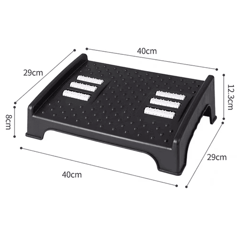 Apoya Descansa Reposa Pies Ergonómico Con Masajeador