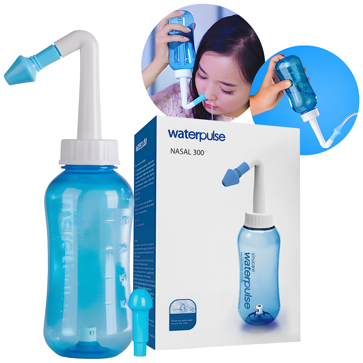 Limpiador Nasal Irrigador Lavado Rinitis Sinusitis 300ml