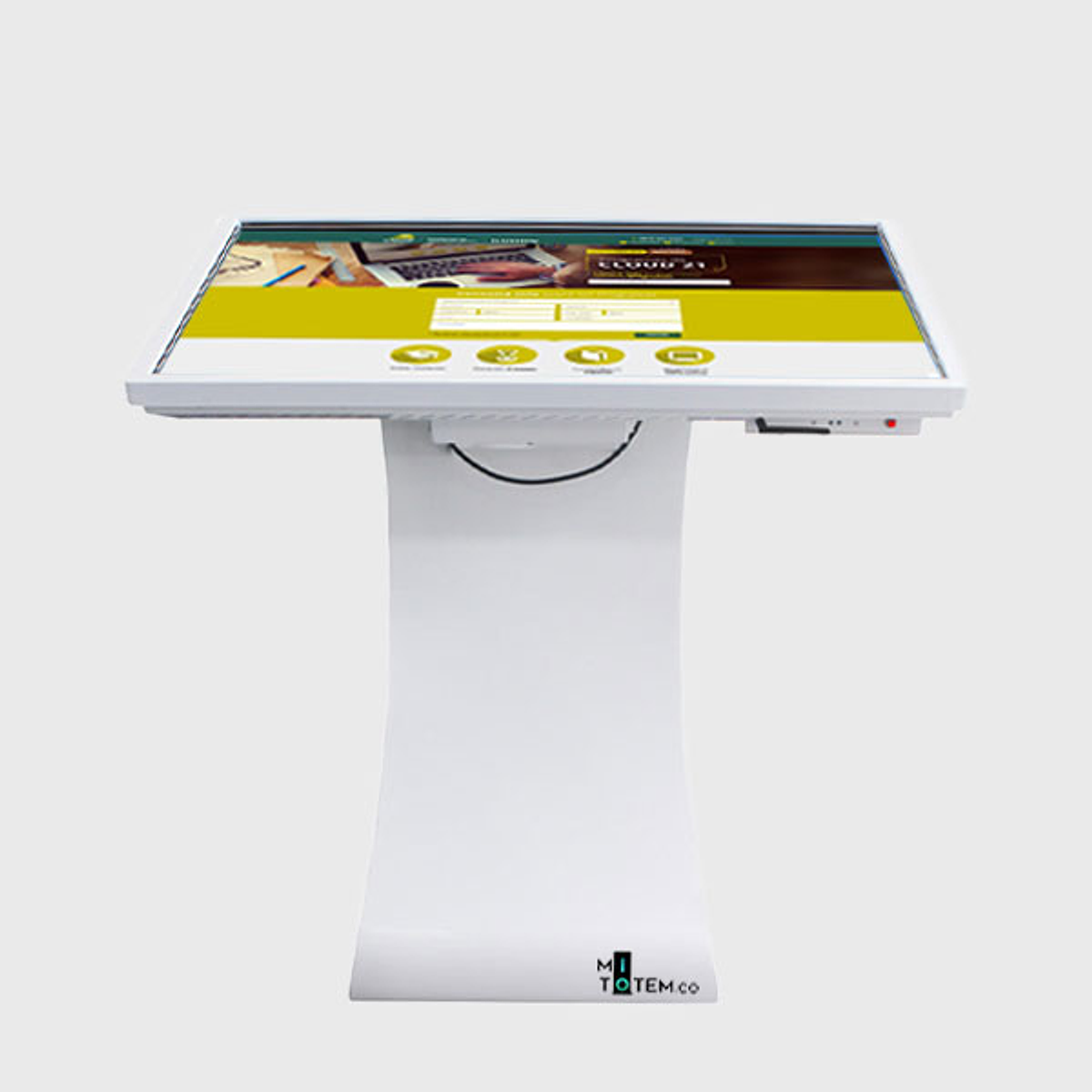 Kiosco digital informativo pantalla táctil | Mitotem.co