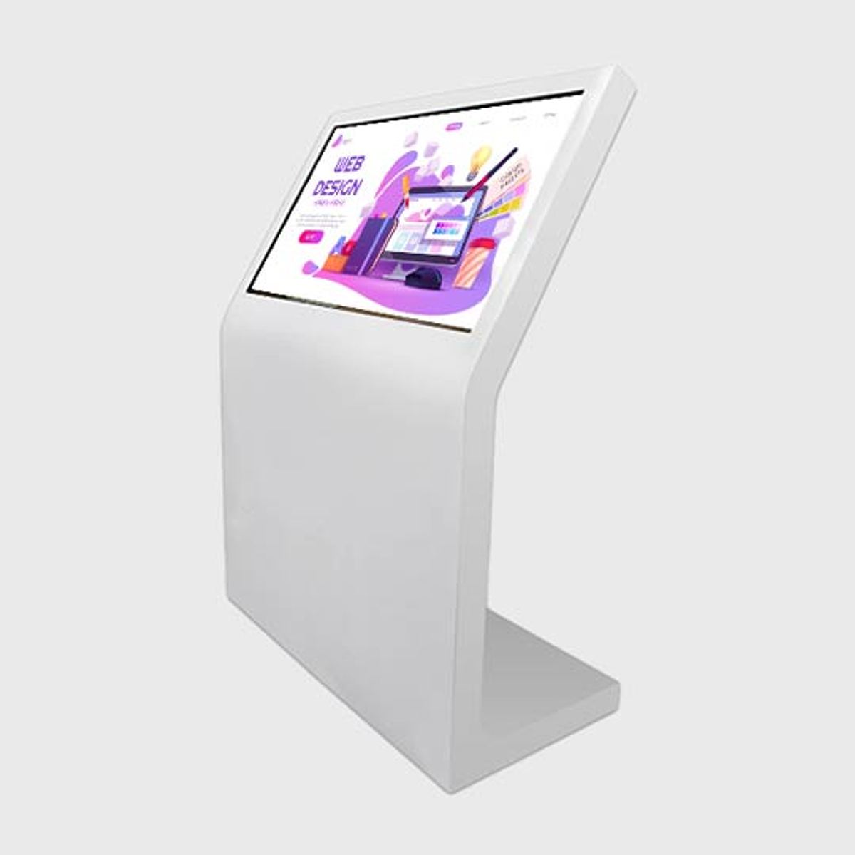 Kiosco digital consultivo interactivo pantalla táctil