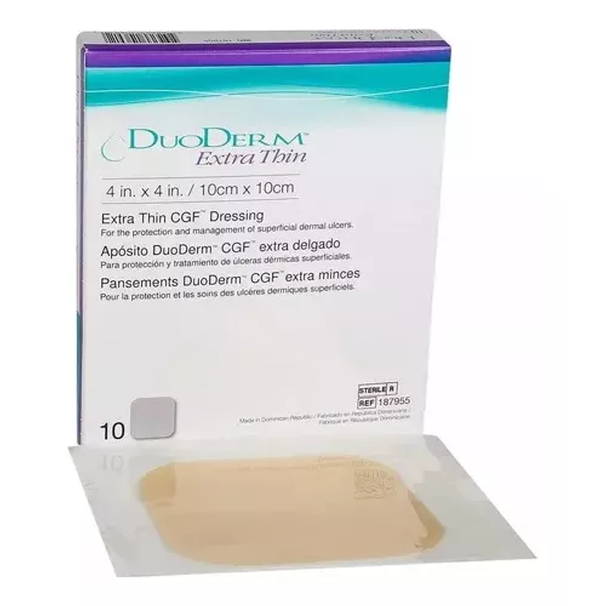 DUODERM EXTRATHIN® 10x10cm CAJA 10UNID