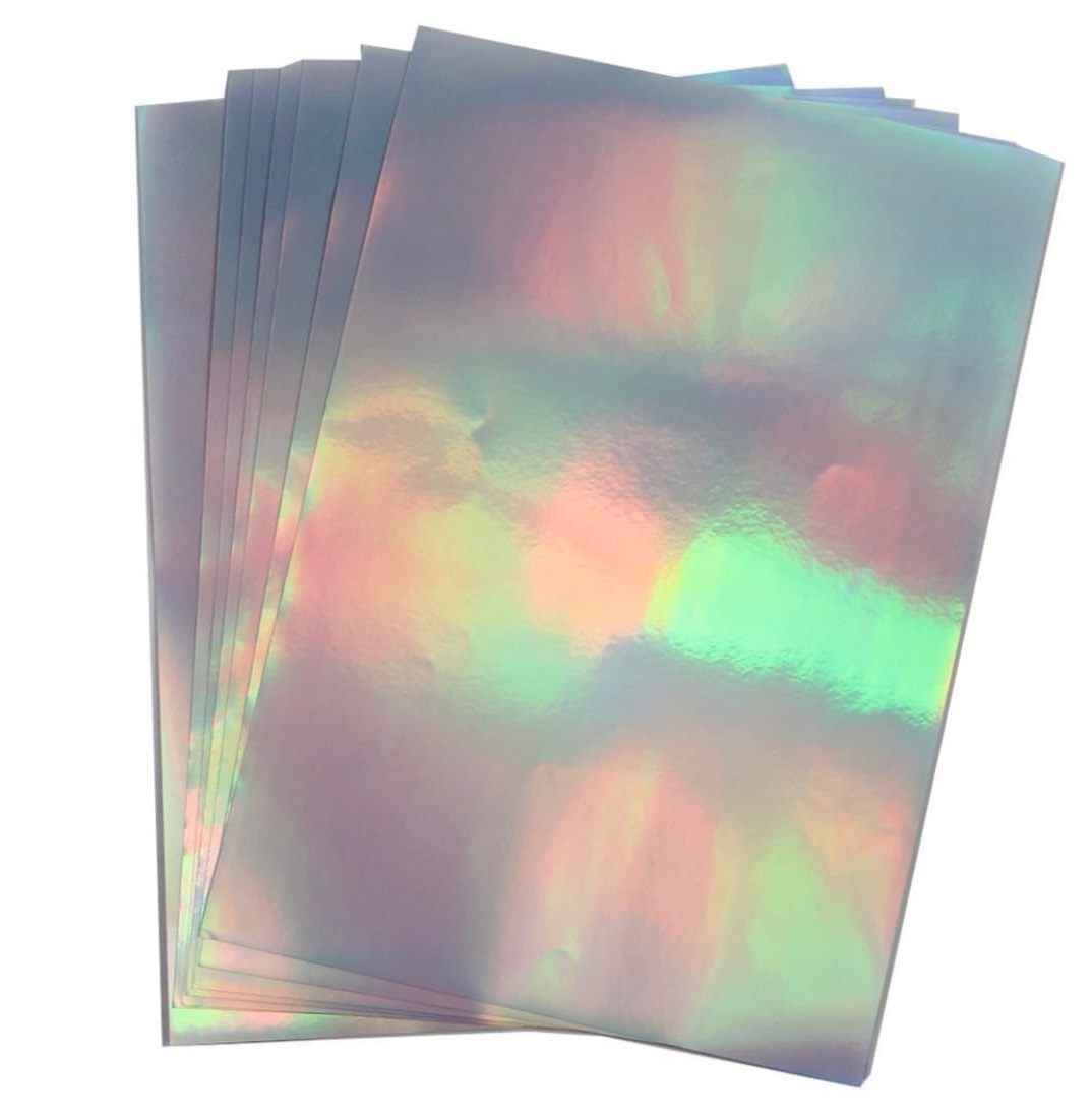 Vinilo Tornasol Adhesivo Imprimible A4/20 hojas