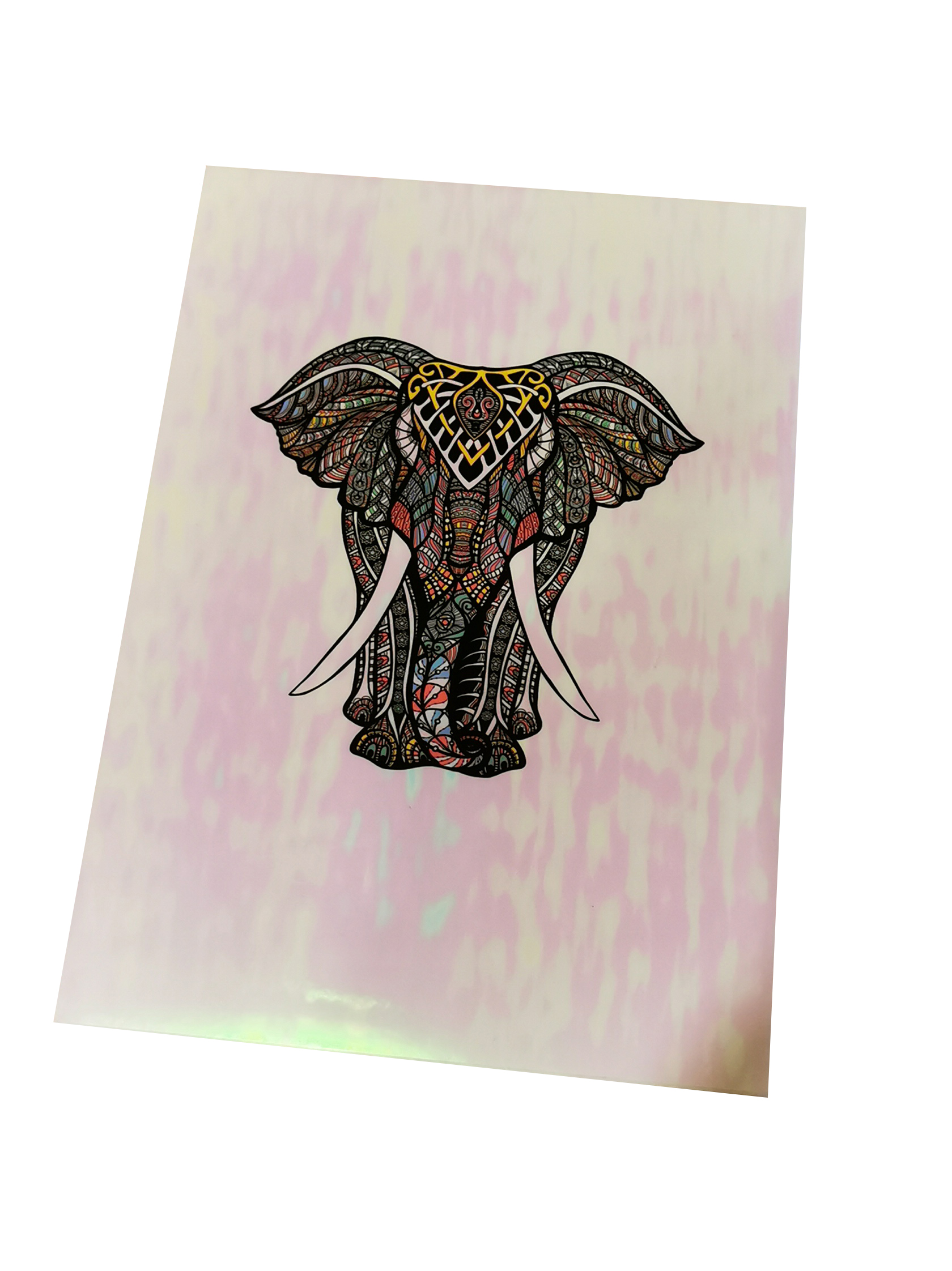 Vinilo Tornasol Transparente Mármol Rosa Adhesivo A4 20 ...