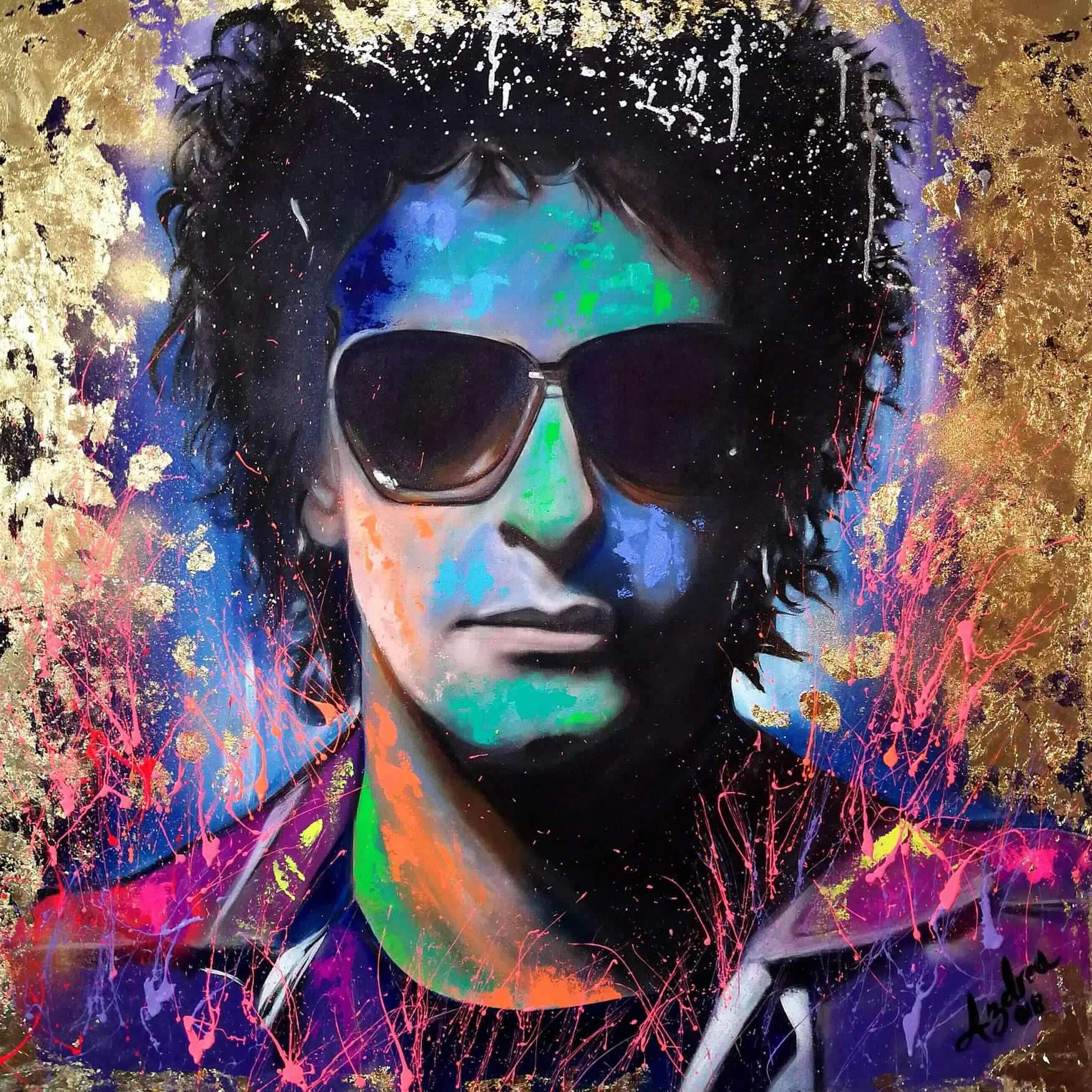 Pintura por Números Gustavo Cerati (40x50 cm)