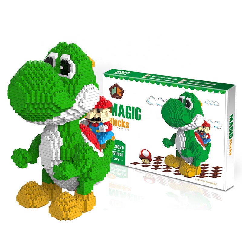 Nano Blocks Yoshi (tipo Lego 2276 Piezas) HC Magic