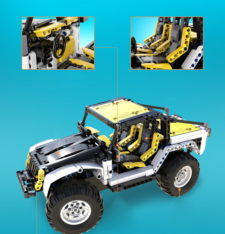 Lego a control remoto Jeep 2