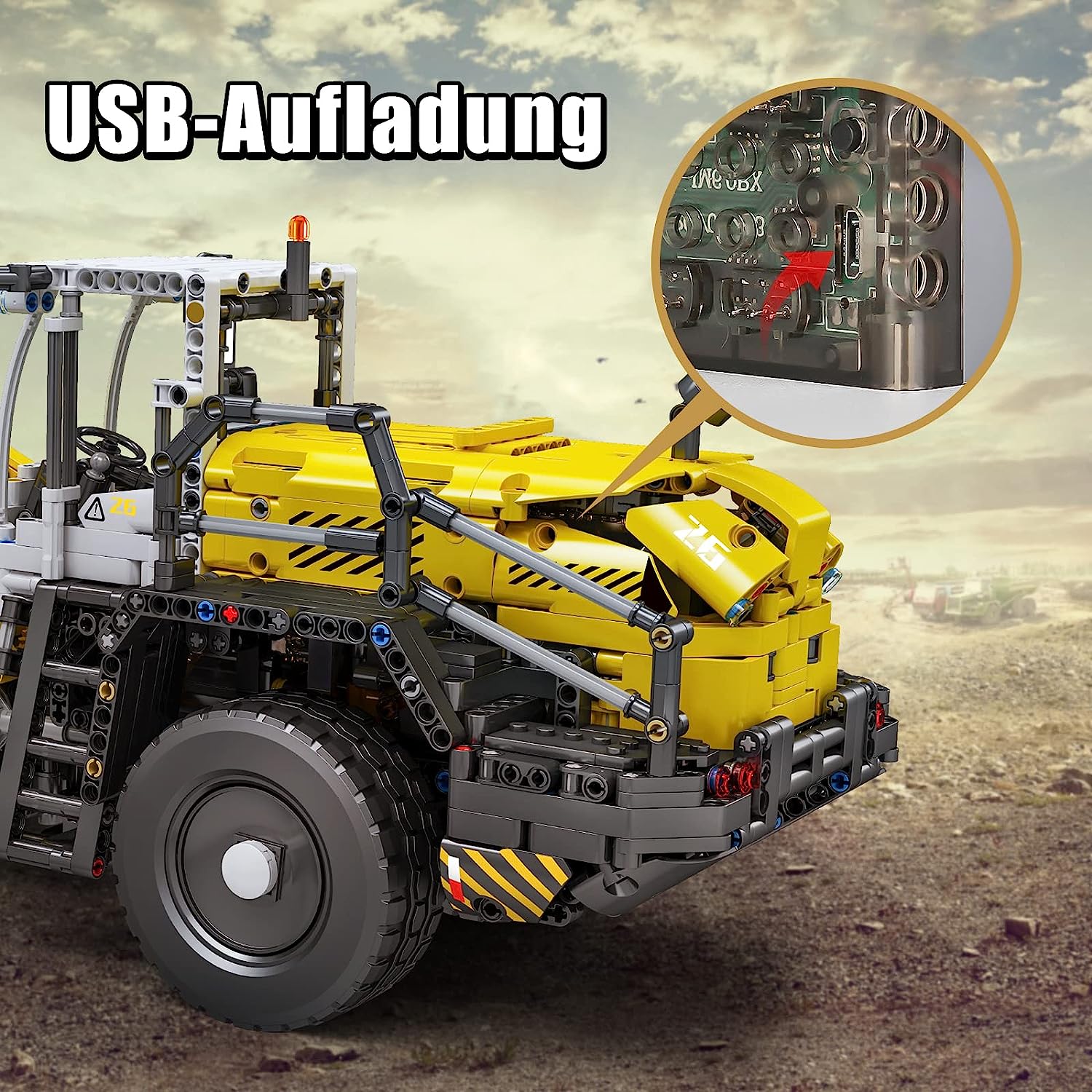 Lego a control remoto Cargador Frontal (1803 piezas)