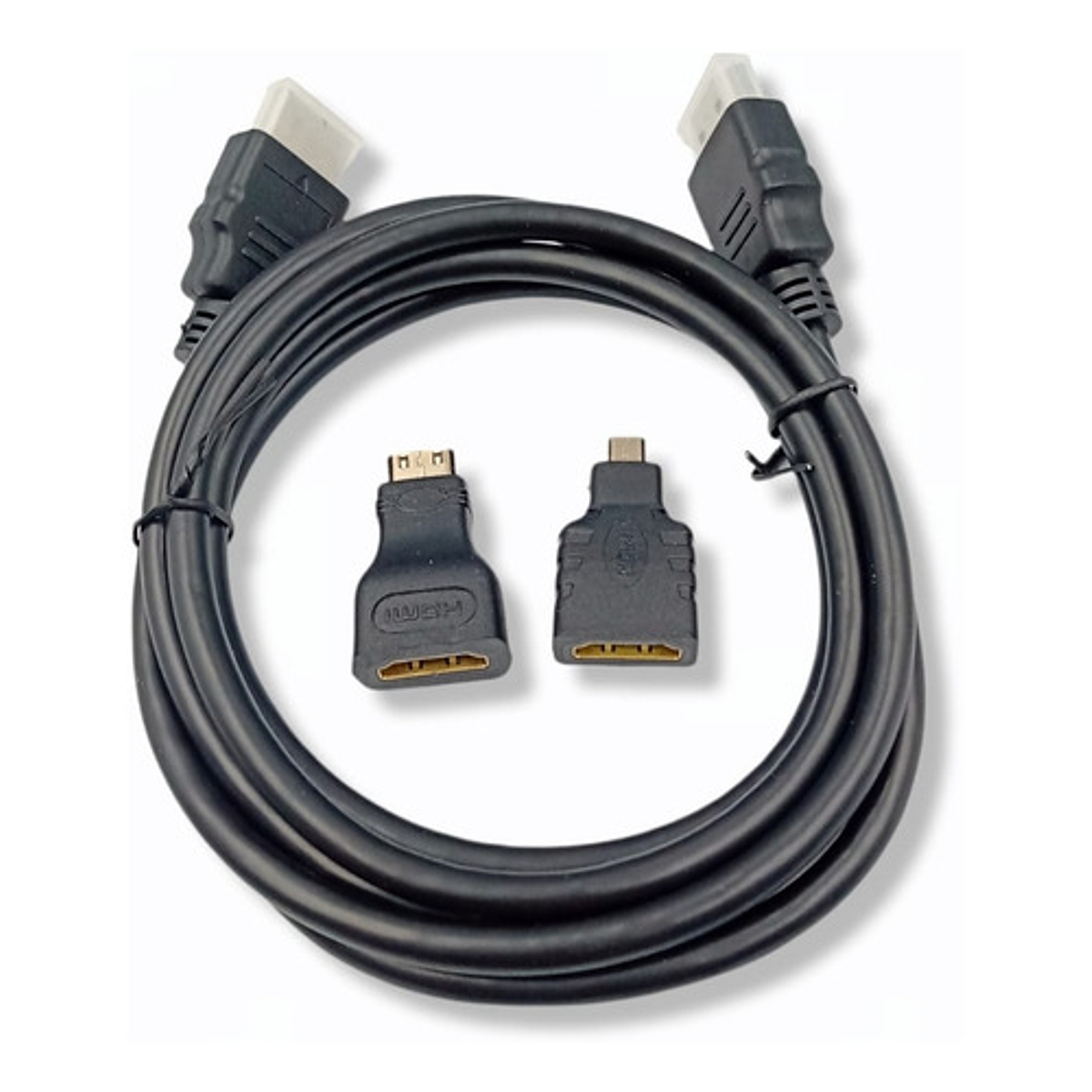 Cable Hdmi 3 En 1 - Con Adaptadores Mini Hdmi Y Micro Hdmi