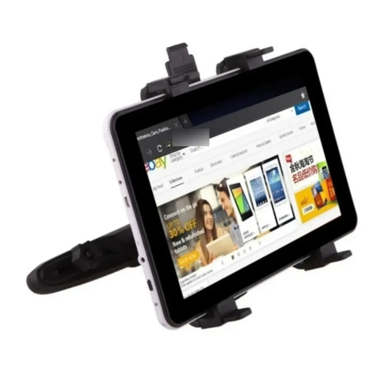 Pack X2 Soporte Porta Tablet Auto Asiento Respaldo Cabecera