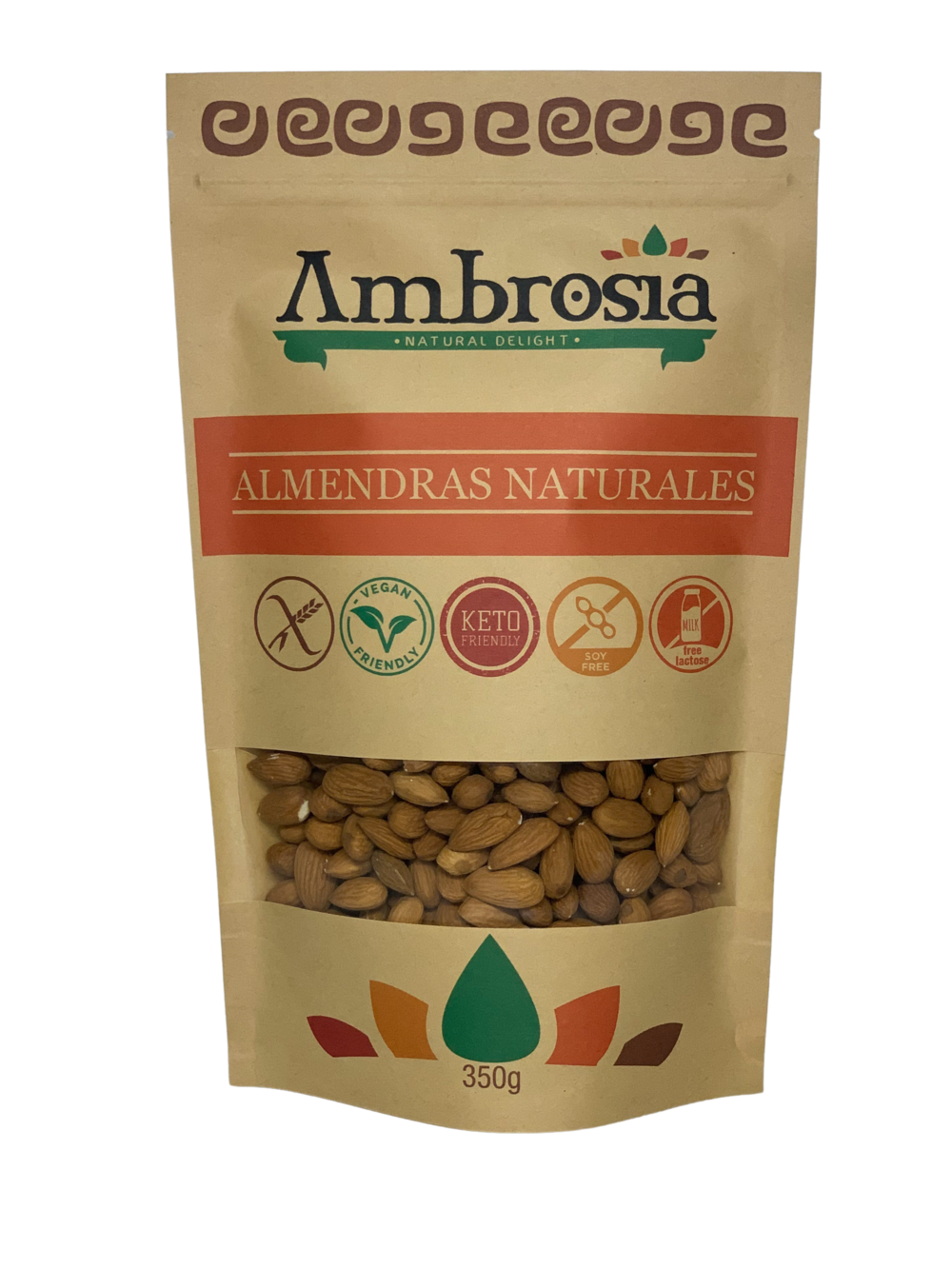Almendras Naturales – Sin Sal, Sin Gluten 350g