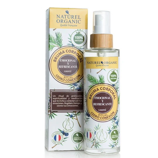 Bruma corporal emocional ritual Cedro Conexión 100ml