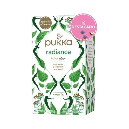 Té Orgánico Digestivo Radiance 20 bolsitas, Pukka