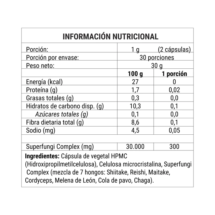 Fungi Complex, 60 cápsulas, NewPharma