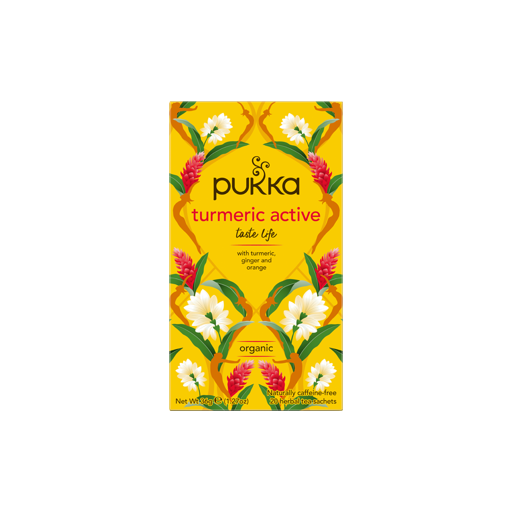 TURMERIC ACTIVE ORGANIC, 20 bolsitas, PUKKA