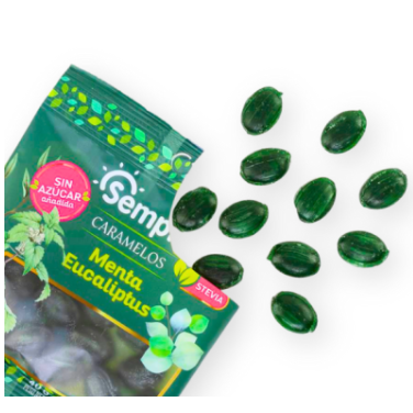 Caramelo Menta Eucaliptus Refrescante, 40g, SEMPRE