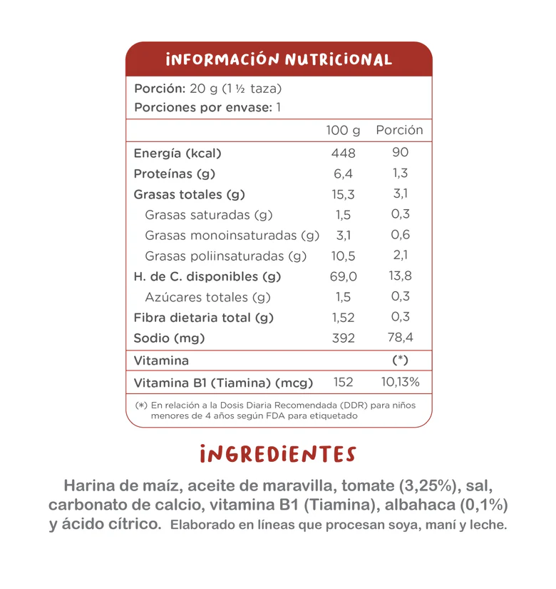 Bombas Mediterráneas, 20g, Kuna Foods, snack salado