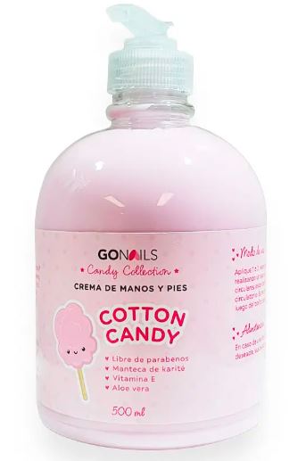 CREMA DE MANOS Y PIES COTTON CANDY