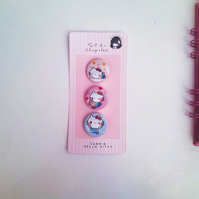 Hello Kitty [Sanrio] - Set de Chapitas
