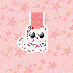 Gojo Gatito [Jujutsu Kaisen] - Marcapaginas Magnetico