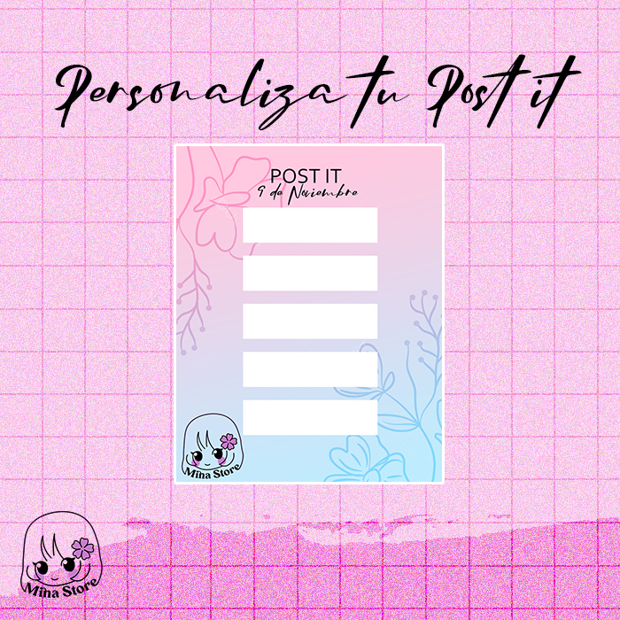 Personaliza tu Post-It