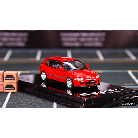 Hobby Japan 1/64 Honda CIVIC (EG6) JDM STYLE/MESH WHEEL O...