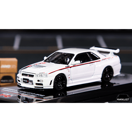 INNO64-R 1:64 LW Nissan Skyline GT-R ER34 Red/Black