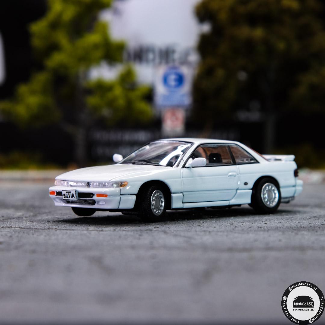 BM Creations 1:64 Nissan Silvia S13 - White