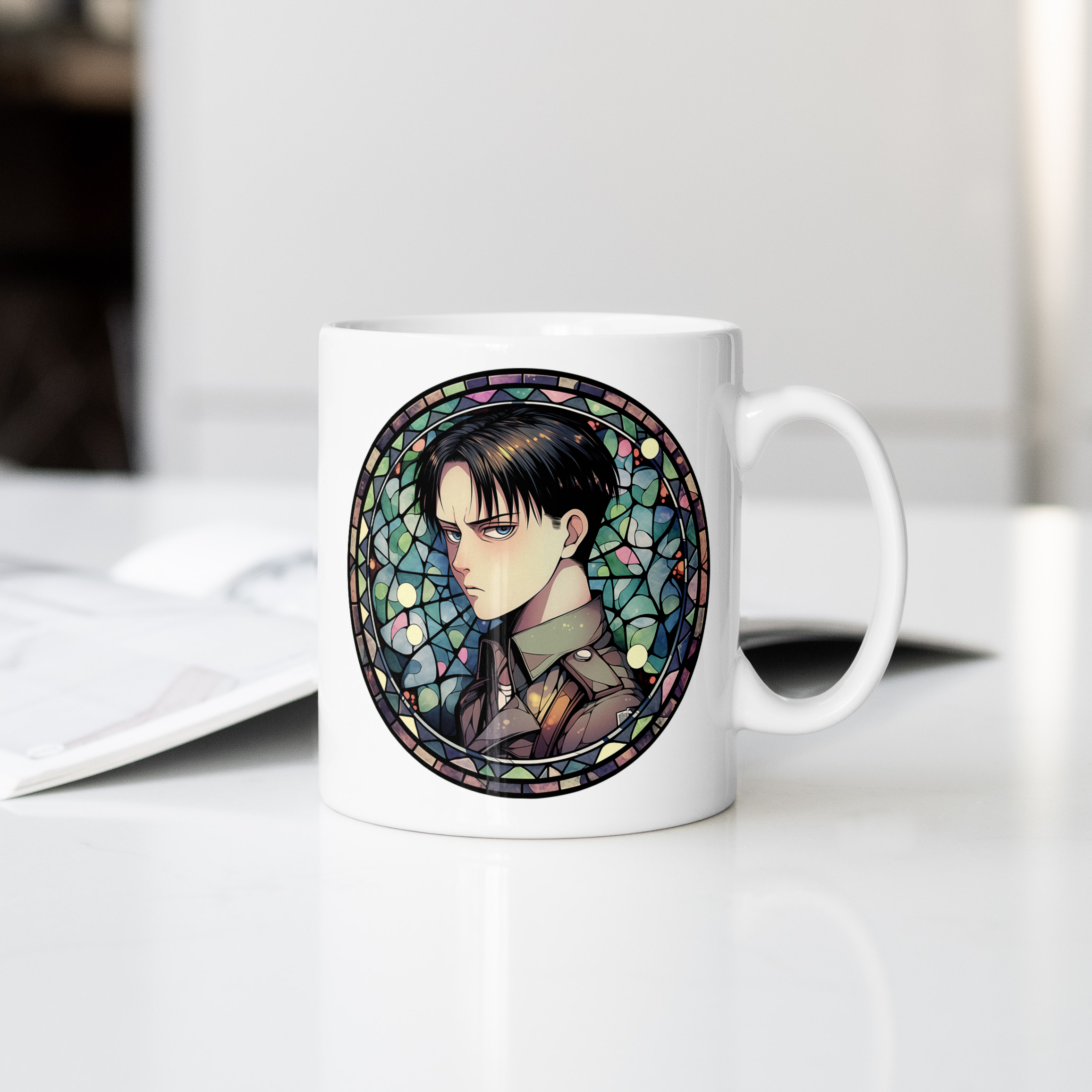 Tazón Levi Ackerman - Shingeki no Kyojin