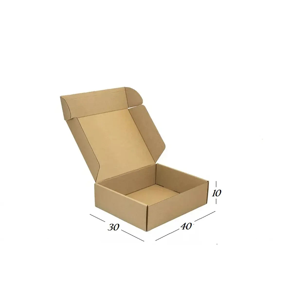 CAJA AUTOARMABLE CAFÉ 40x30x10