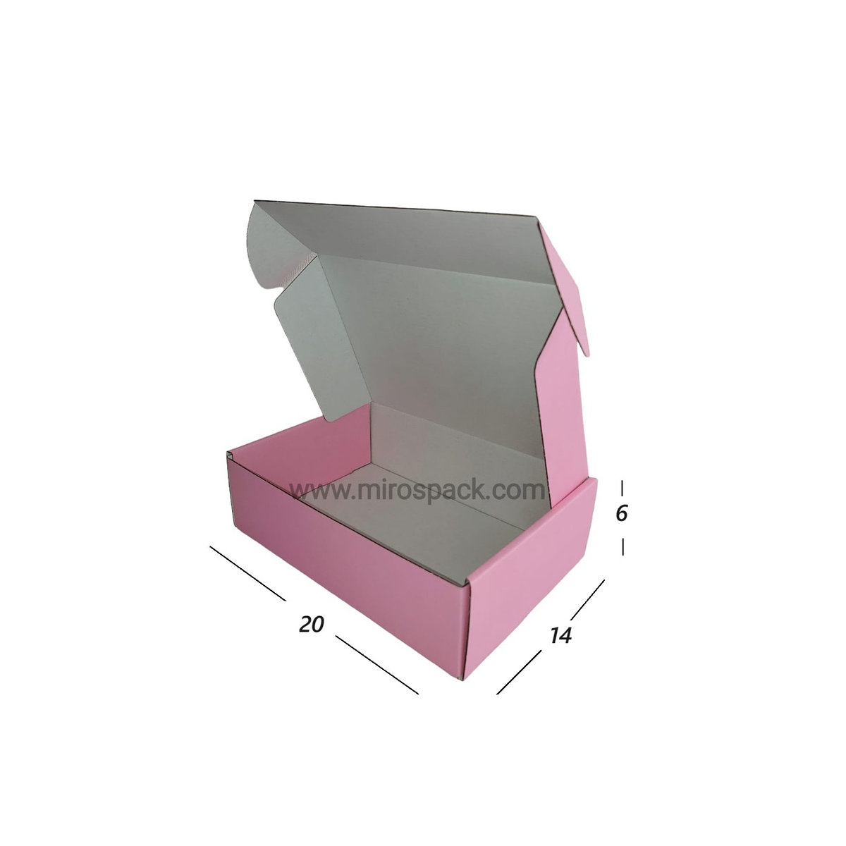 50 unidades 20X14X6 cm