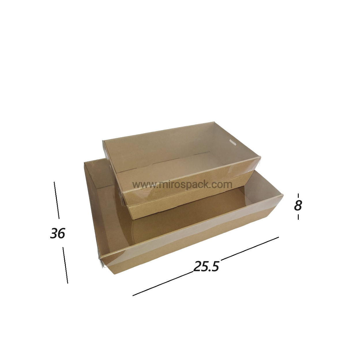 CAJA AUTOARMABLE TIPO BANDEJA