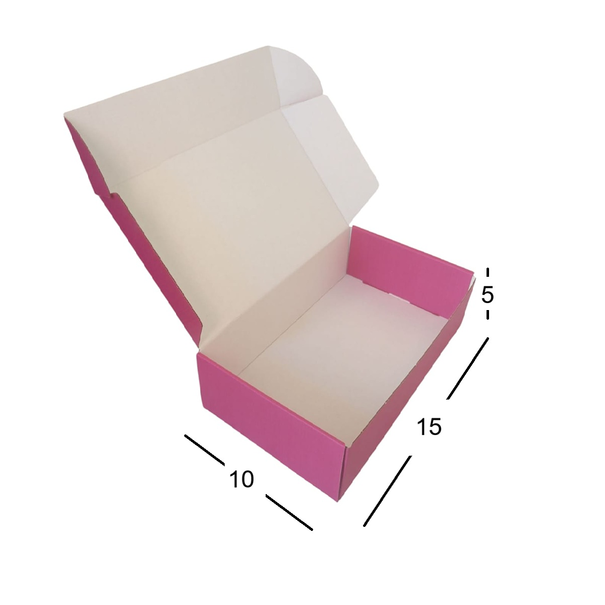 CAJA AUTOARMABLE FUCSIA