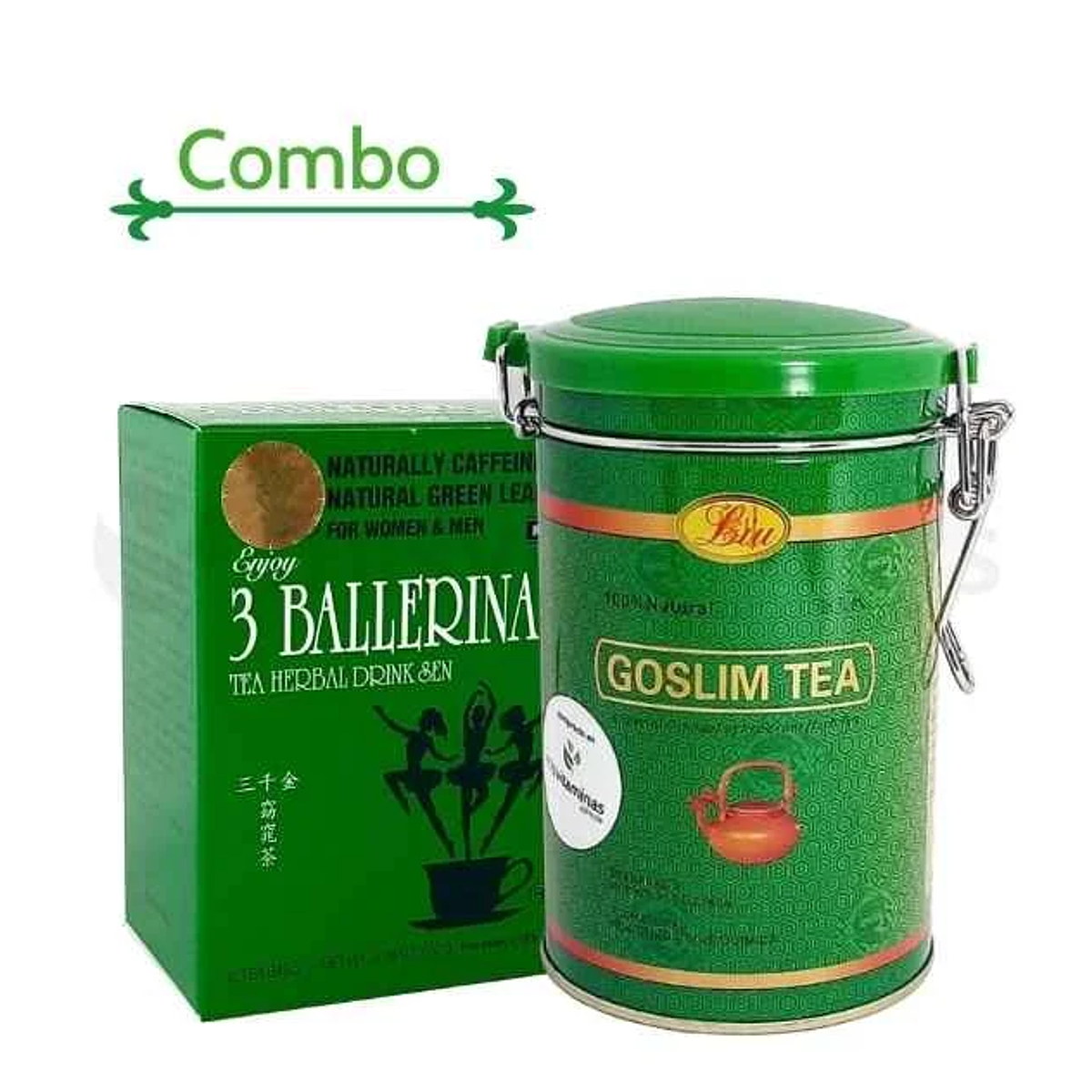 Combo Té Goslim y Té 3 Ballerinas | Mis Vitaminas